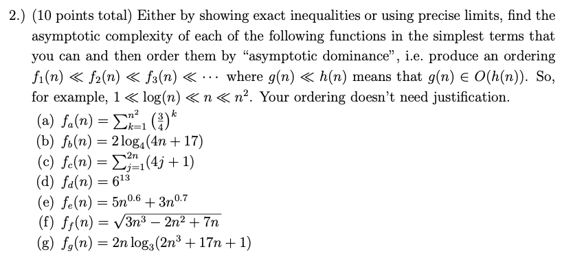 Solved 2.) (10 points total) Either by showing exact | Chegg.com Solved 2.) (10 points total) Either by showing exact | Chegg.com