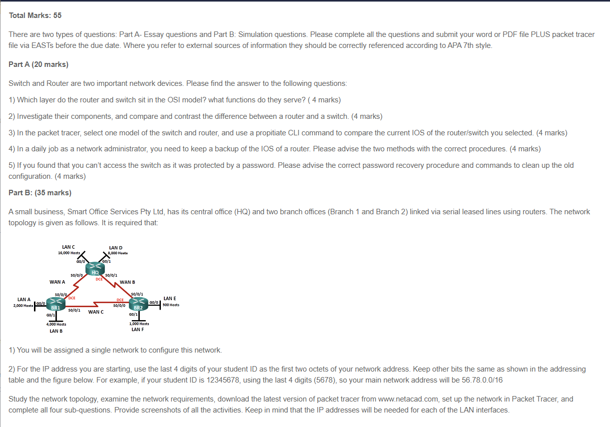 Solved There are two types of questions: Part A- Essay | Chegg.com