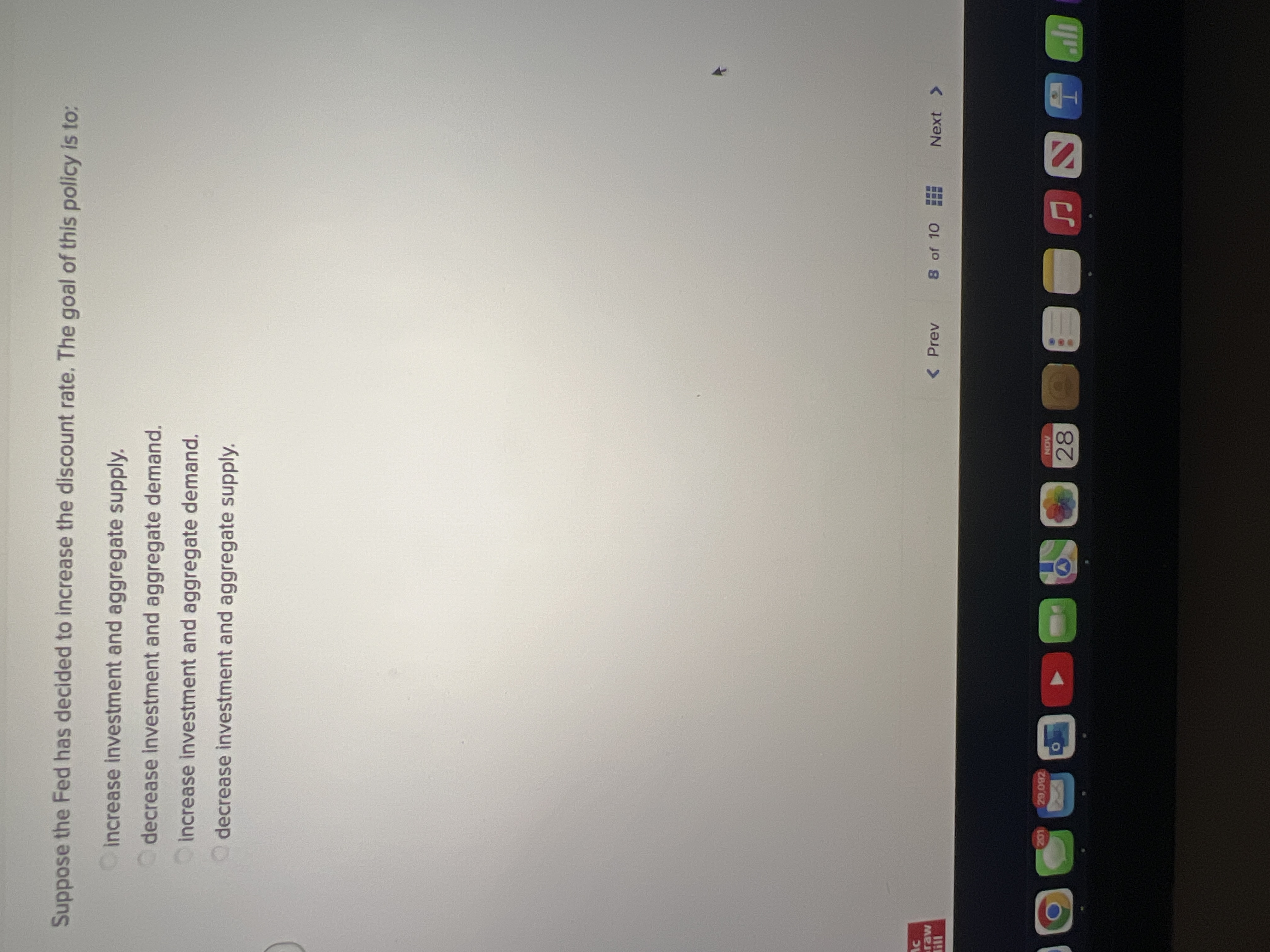 Solved Suppose the Fed has decided to increase the discount | Chegg.com