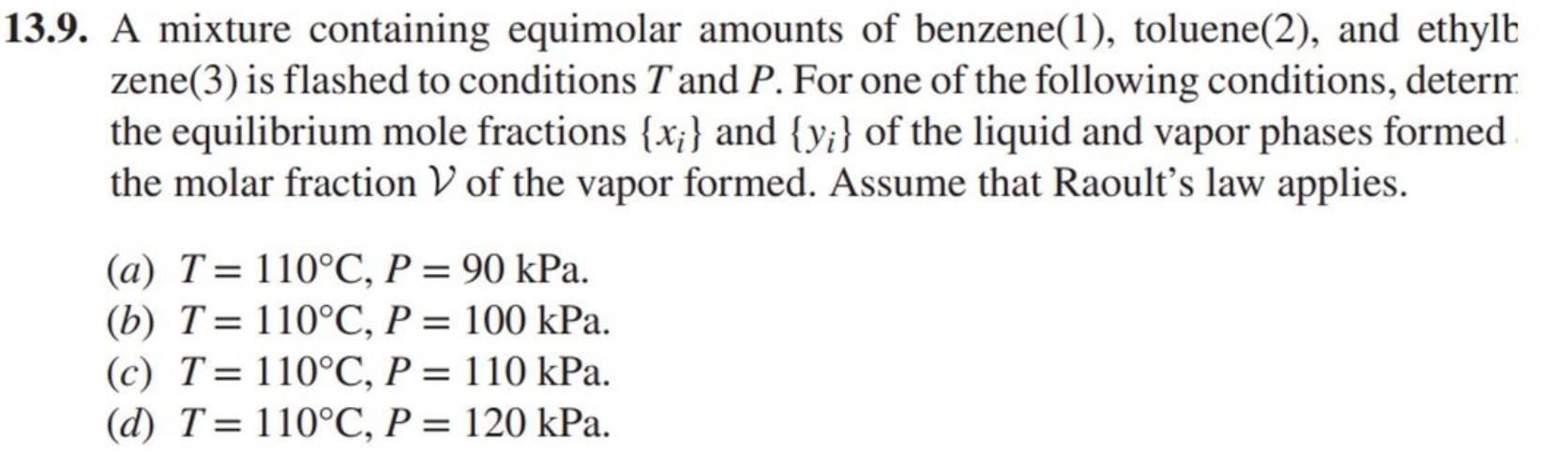 Solved 3.9. A mixture containing equimolar amounts of | Chegg.com