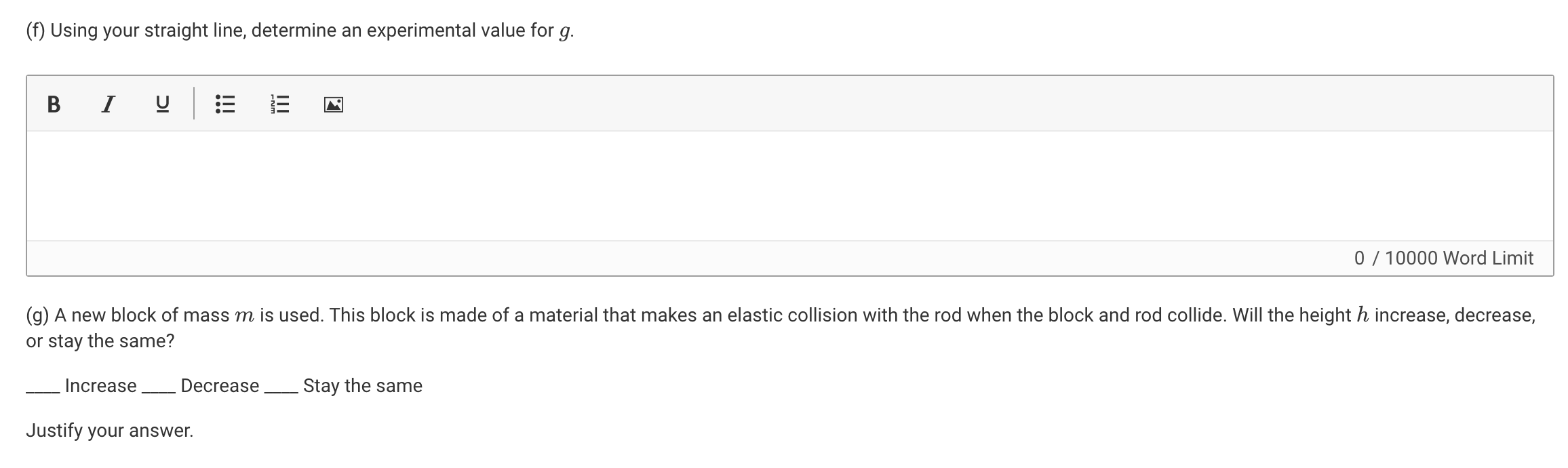 Solved Student use the setup to determine an experimental | Chegg.com