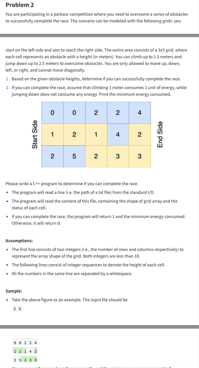 Solved You are participating in a parkour competition where | Chegg.com