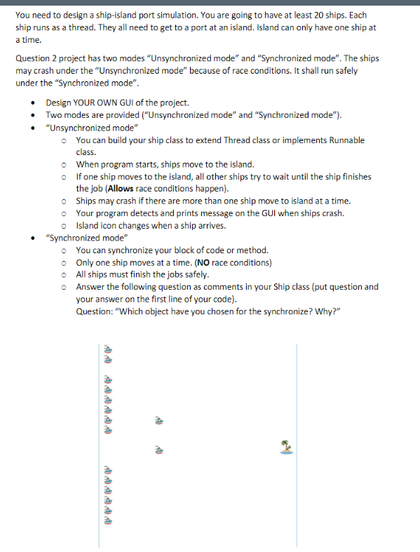 Solved Question 2 project has two modes “Unsynchronized | Chegg.com