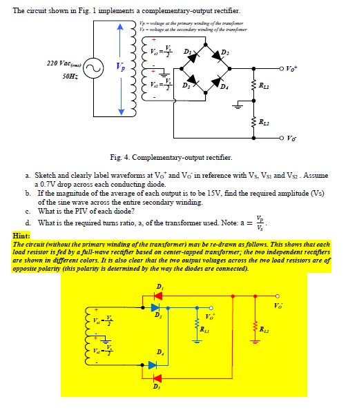 Solved The circuit shown in Fig. 1 implements a | Chegg.com