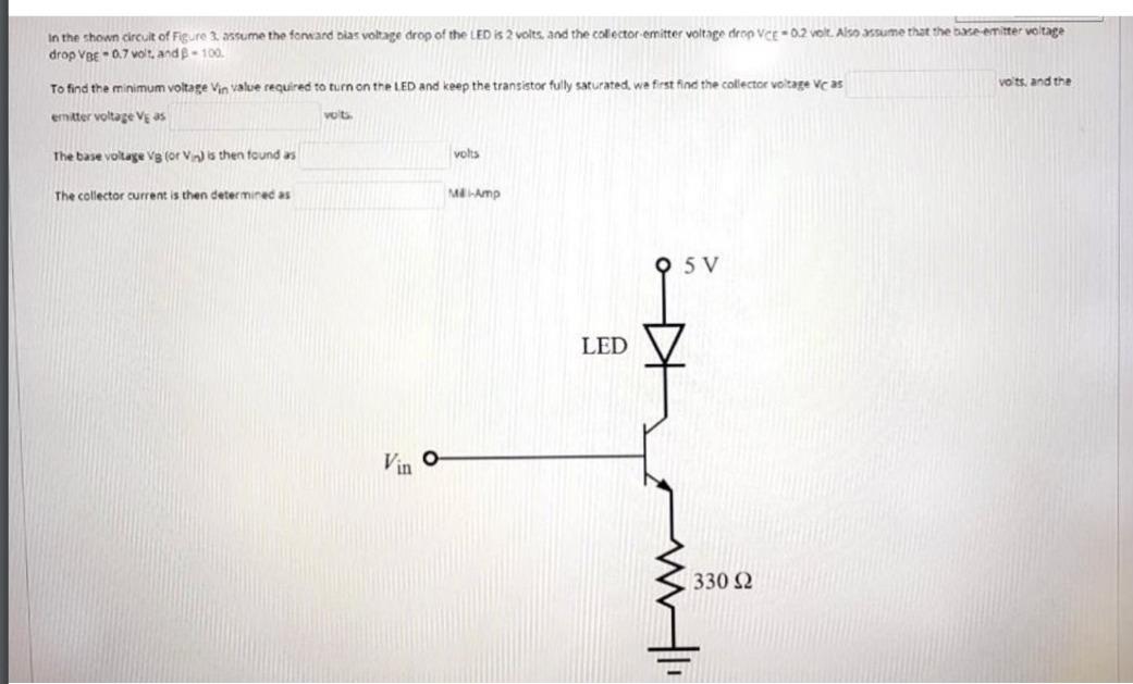 Solved In the shown Circuit of Figure 3. assume the forward | Chegg.com