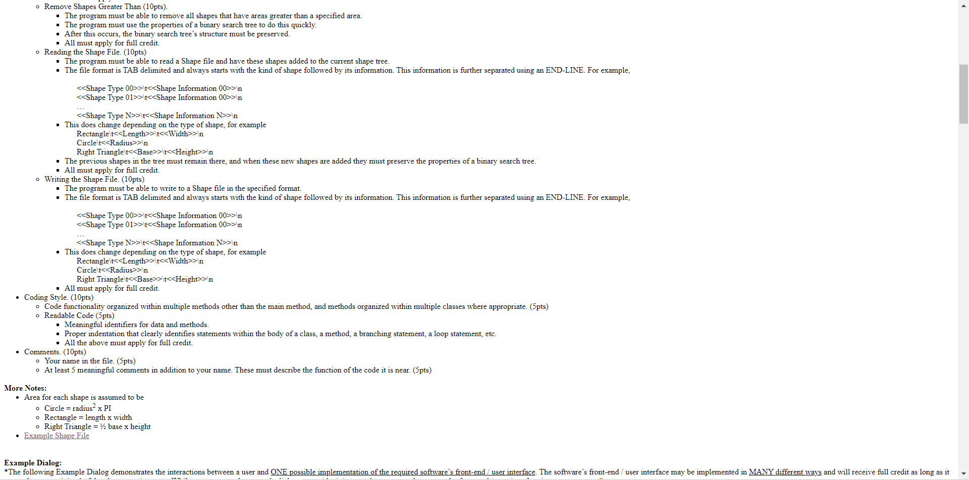 Solved Requirements: - Functionality. (80pts) - No Syntax, | Chegg.com