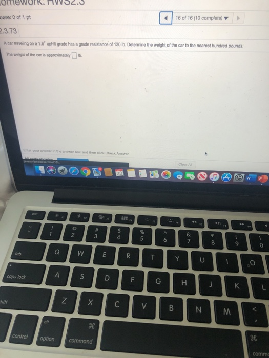 Solved 16 of 16 (10 complete) core: 0 of 1 pt .3.73 A car | Chegg.com