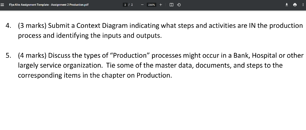 Solved 4. (3 marks) Submit a Context Diagram indicating what | Chegg.com