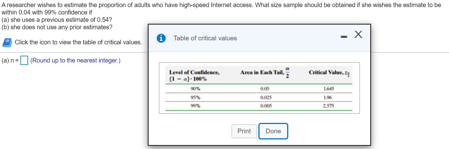 Solved A researcher wishes to estimate the proportion of | Chegg.com