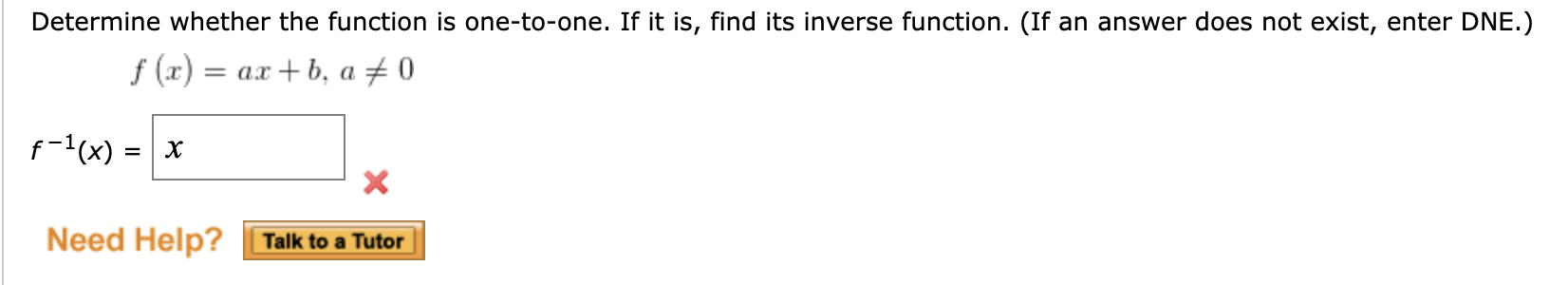 Solved Determine Whether The Function Is One To One If It