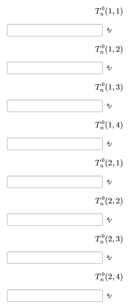 Solved Enter the Transformation: for n=2 Please use the | Chegg.com