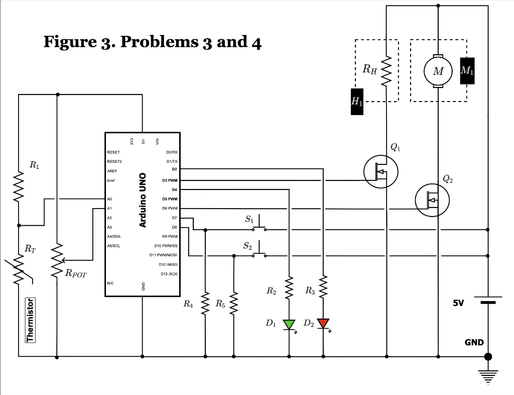 You have the Arduino circuit in Fig. 3. You must | Chegg.com