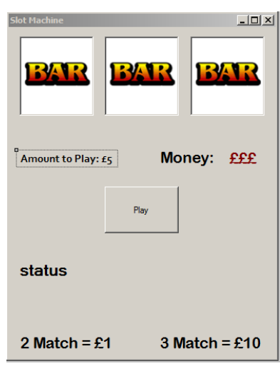 Solved C++ GUI Assignment: In C++ create a GUI slot machine | Chegg.com