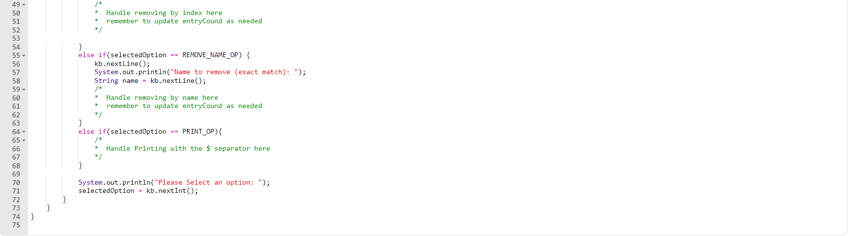 Solved Now, we will write a program that will use all the | Chegg.com