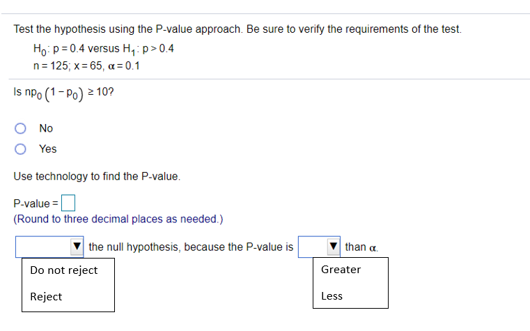 Solved Test the hypothesis using the P-value approach. Be | Chegg.com