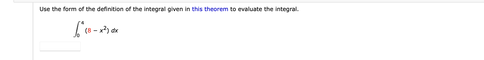 Solved Express the integral as a limit of Riemann sums using | Chegg.com