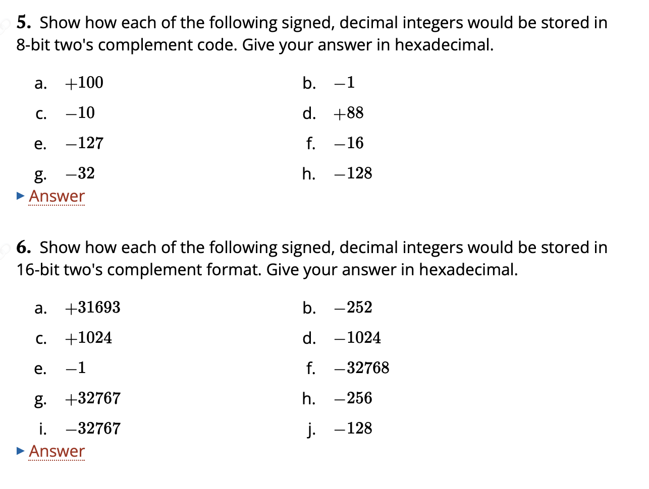 Solved please give explanation on how you get solution for | Chegg.com