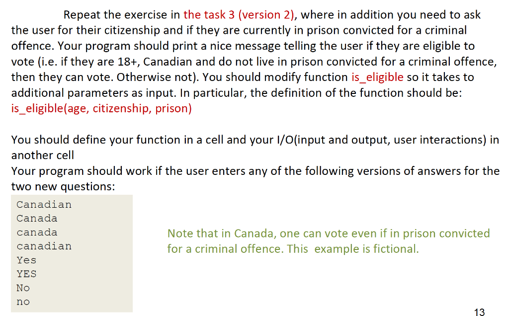 Solved Repeat the exercise in the task 3 (version 2), where | Chegg.com