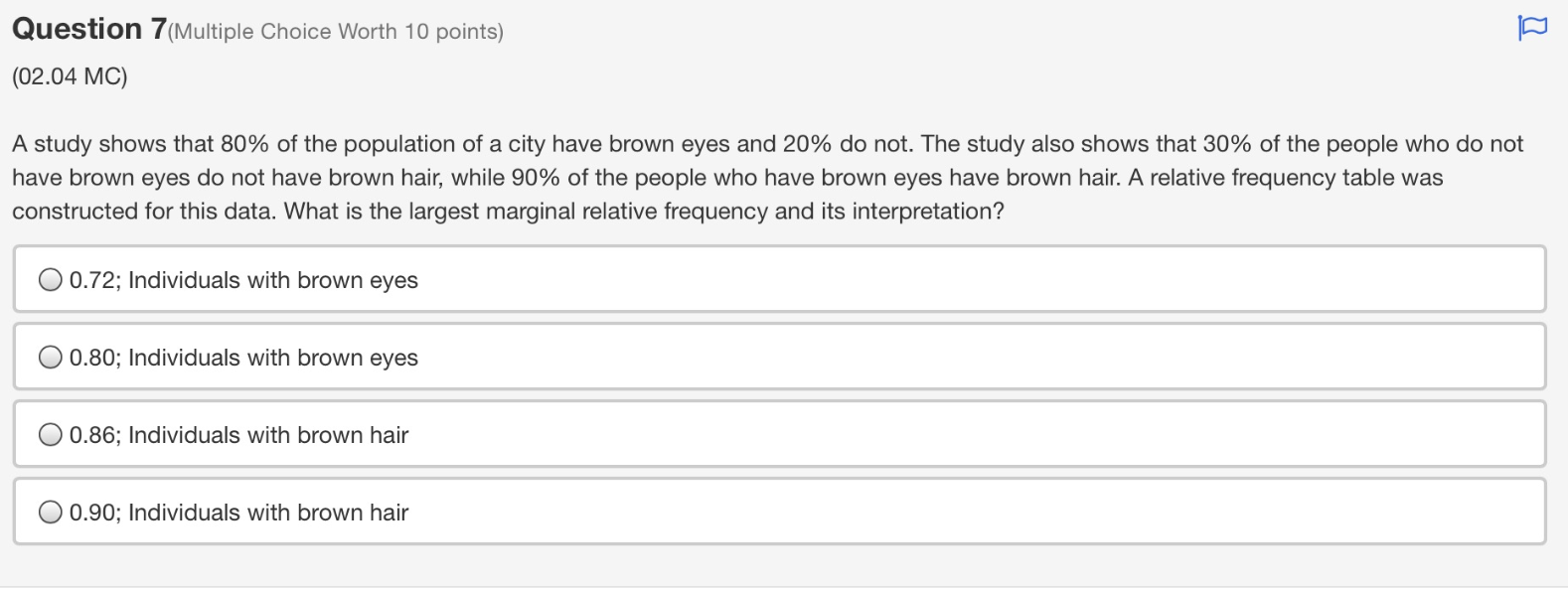 Solved Question 5(Multiple Choice Worth 10 points) (01.06 | Chegg.com