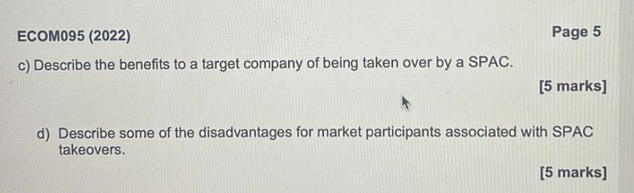 Solved a) Describe the clean price of a stock in an M\&A | Chegg.com