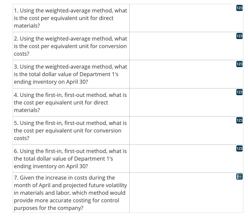 Solved Scroll down to complete all parts of this task. | Chegg.com