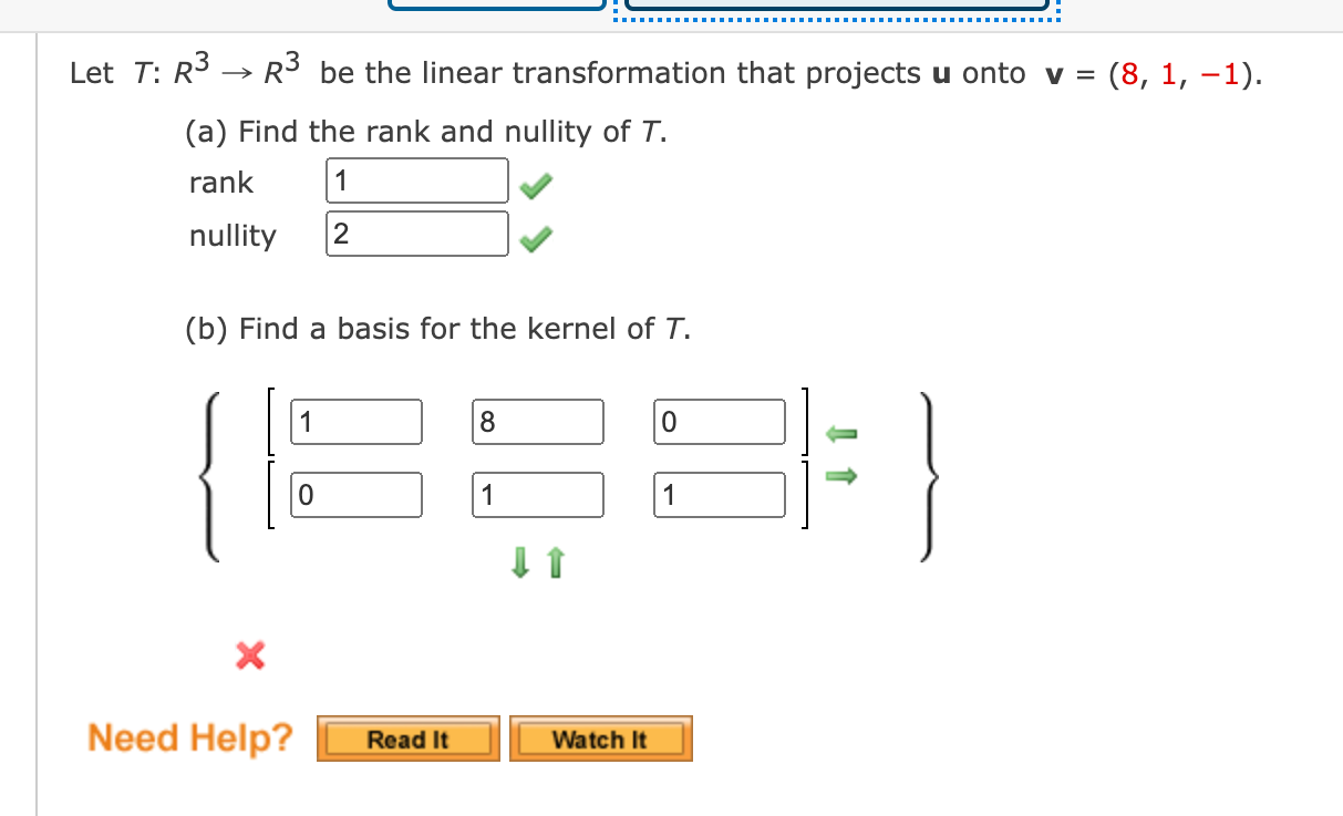 Solved Let T: R3 R3 be the linear transformation that | Chegg.com
