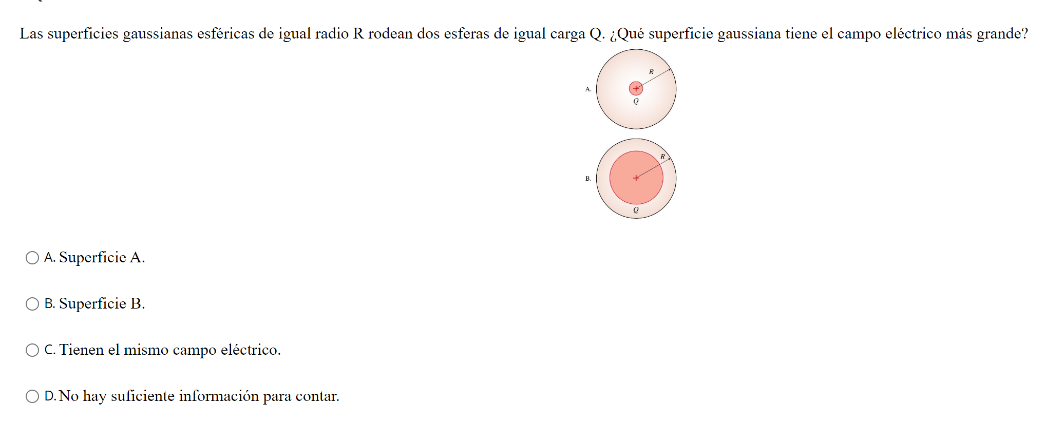 Solved Spherical Gaussian surfaces of equal radius R | Chegg.com