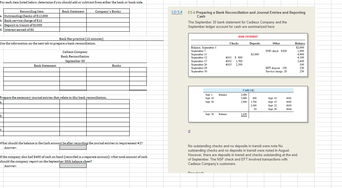 Matching Choices: A Establish responsibility B | Chegg.com
