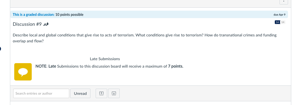 Solved This is a graded discussion: 10 points possible due | Chegg.com