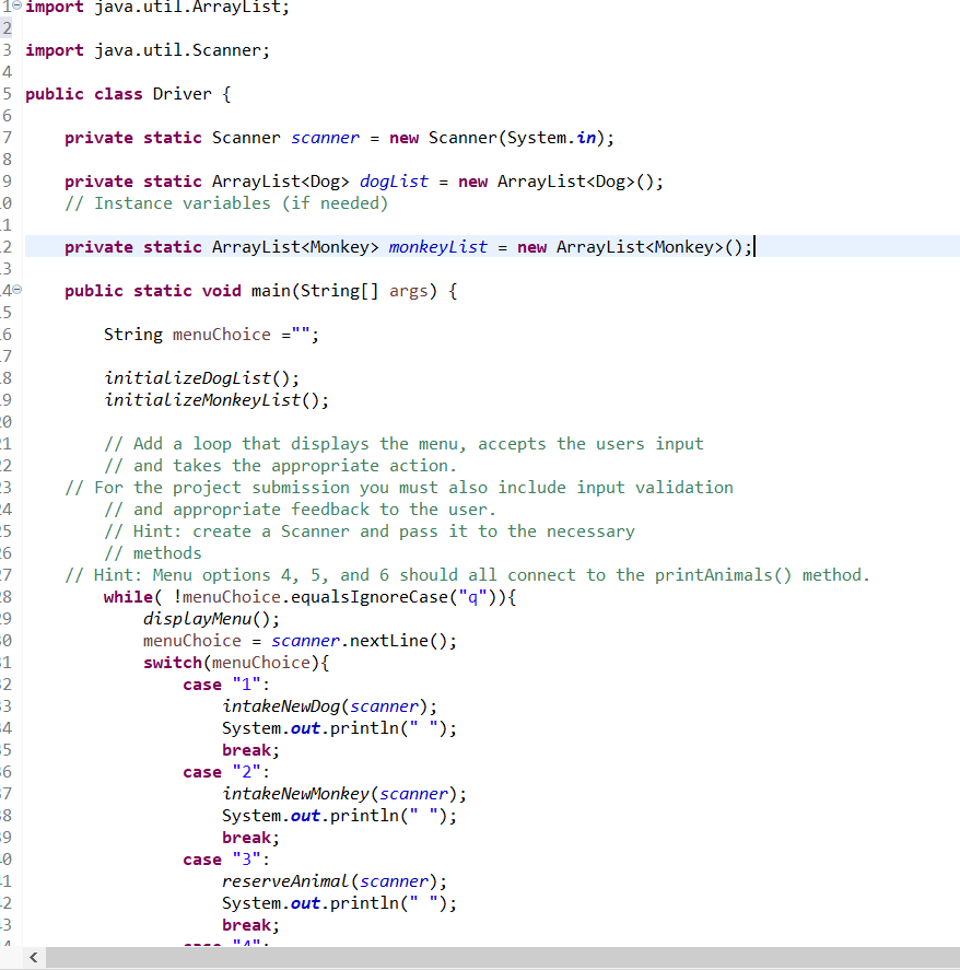 Can you help me with this code at the end of | Chegg.com