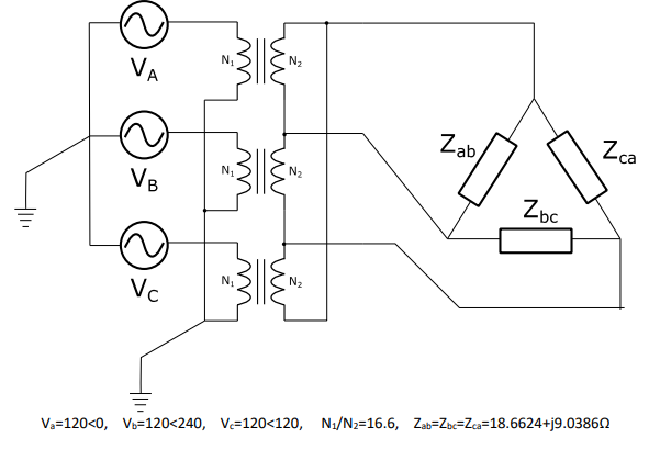 Solved Calculate the line and phase voltages in the primary | Chegg.com
