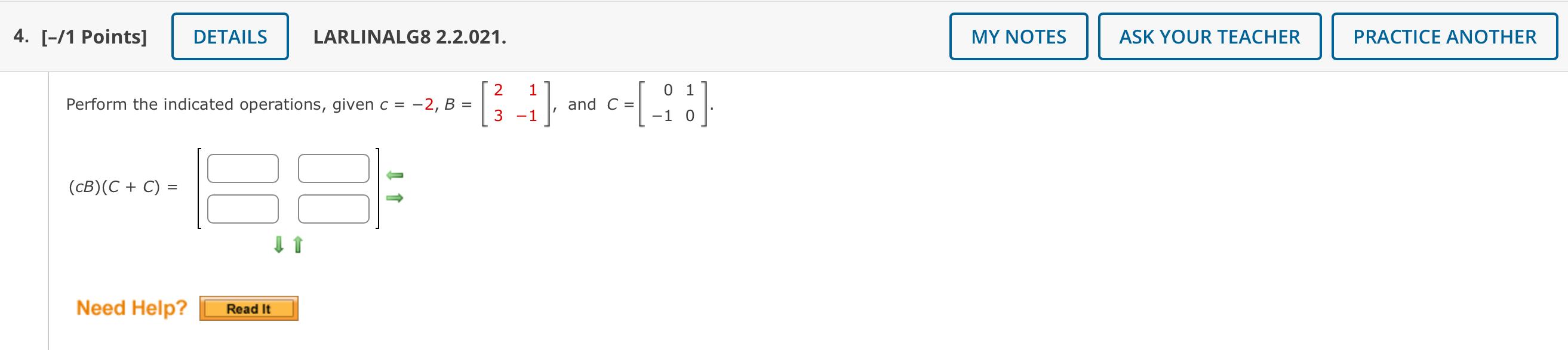 Solved Perform the indicated operations, given | Chegg.com