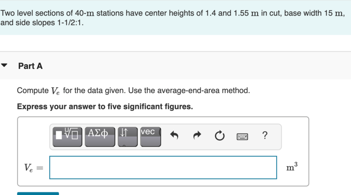 Solved Two level sections of 40-m stations have center | Chegg.com