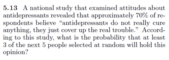 Solved 5.13 A national study that examined attitudes about | Chegg.com