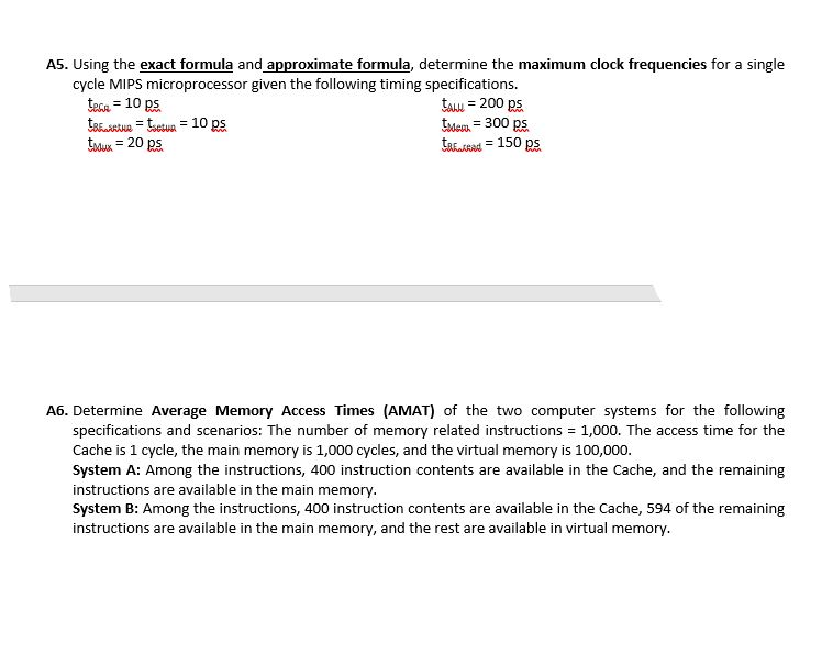 Solved A5. Using the exact formula and approximate formula, | Chegg.com