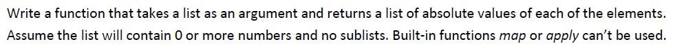 Solved Write a program in R5RS Scheme. CANNOT use the | Chegg.com