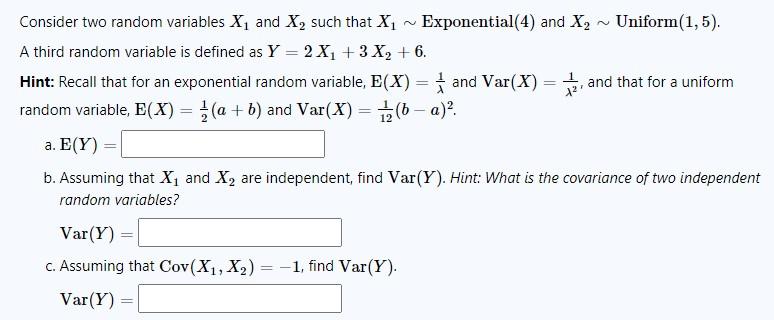 Solved Consider two random variables X₁ and X₂ such that X₁ | Chegg.com