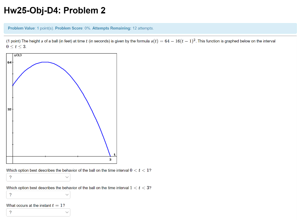 Solved Hw25 Obj D4 Problem 2 Problem Value 1 Points 