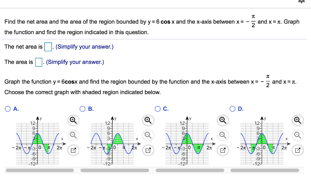 Solved Find The Net Area And The Area Of The Region Bounded Chegg