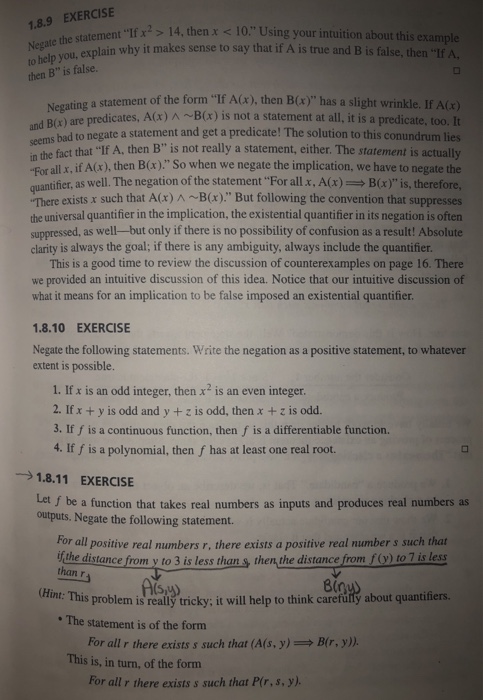 Solved 1.8.9 EXERCISE I x14, then x