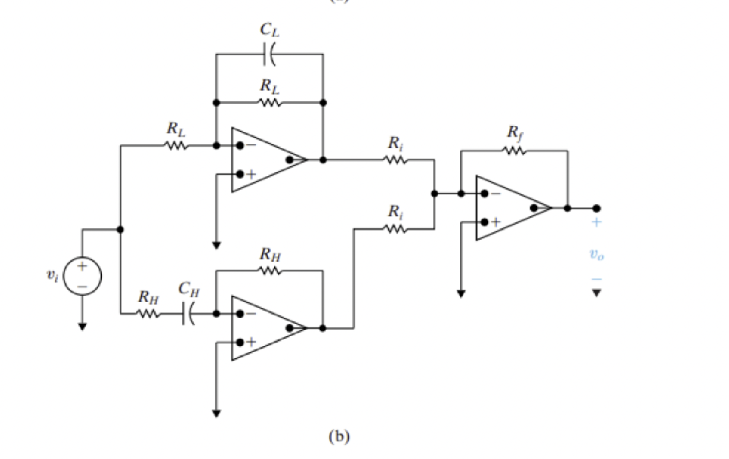 Solved −Design a circuit based on the parallel bandreject op | Chegg.com