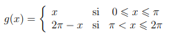 Solved ⎩⎨⎧∂t∂u=∂x2∂2uu(0,t)=u(2π,t)=0u(x,0)=g(x)g(x)={x2π−x | Chegg.com