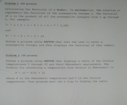 Solved Problem i (100 points) write a C++ program that | Chegg.com