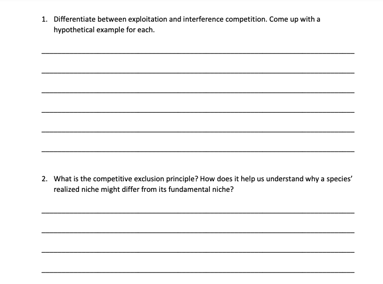Solved 1. Differentiate between exploitation and | Chegg.com