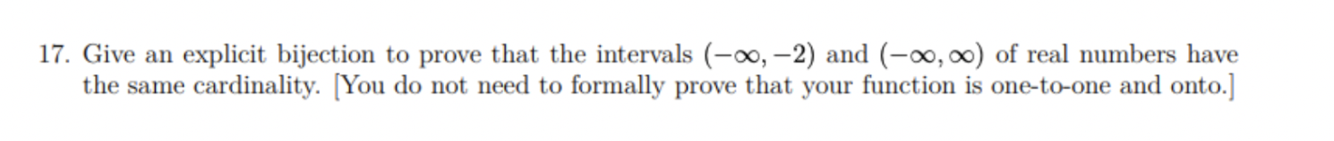 Solved Give an explicit bijection to prove that the | Chegg.com