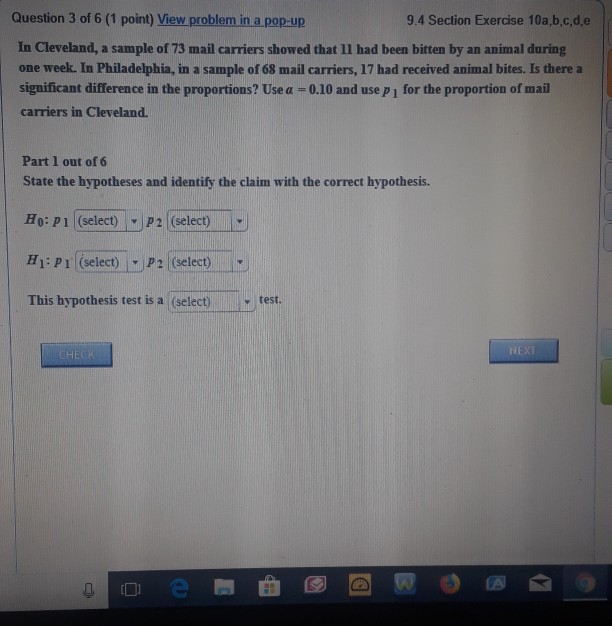 Solved Question 3 of 6 (1 point) View.problem in a pop-up In | Chegg.com