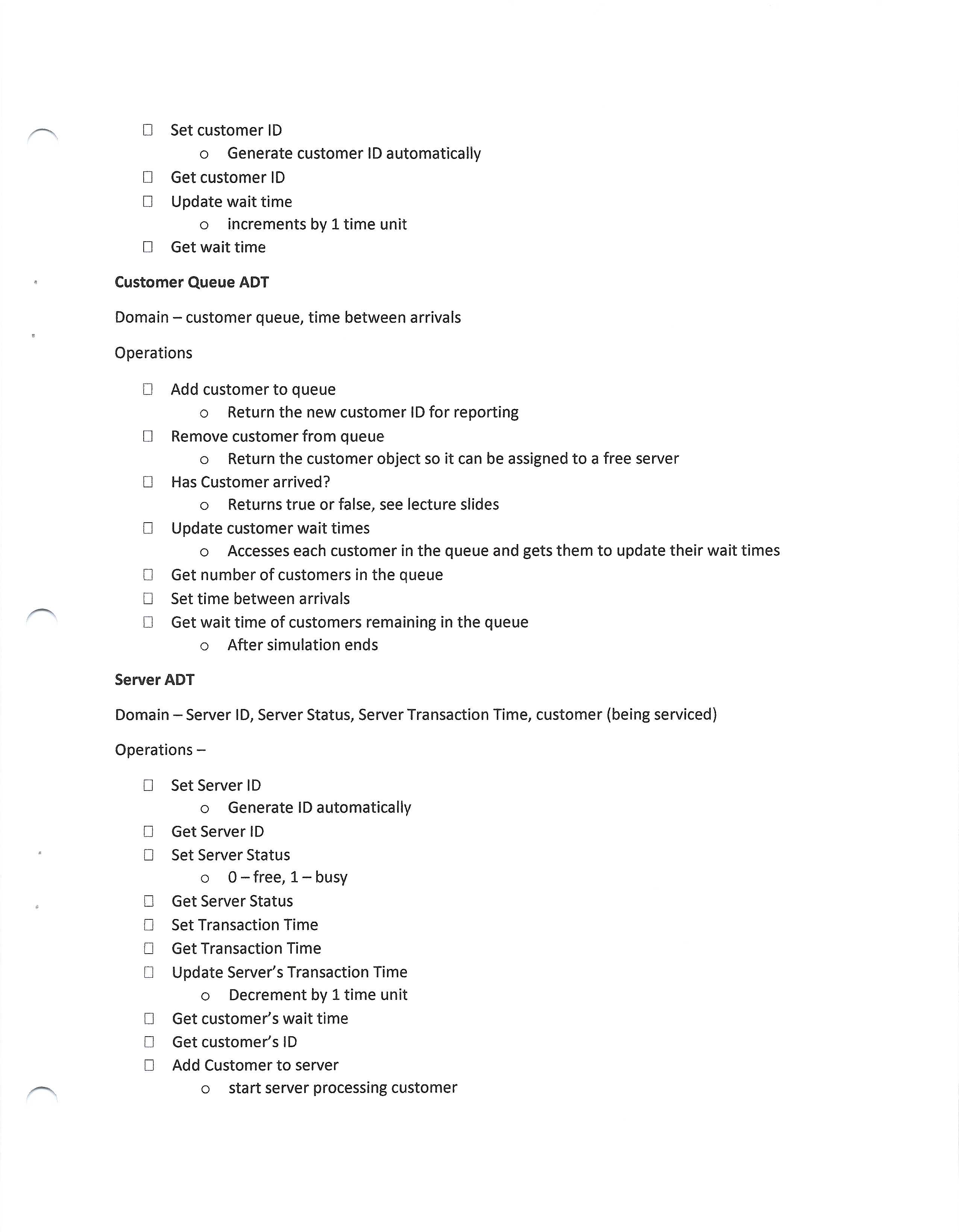 Solved Simulation Project Project Objectives 1. To develop | Chegg.com