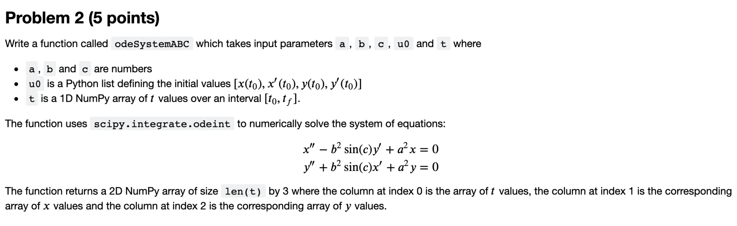 Problem 2 5 Points Write A Function Called 1815