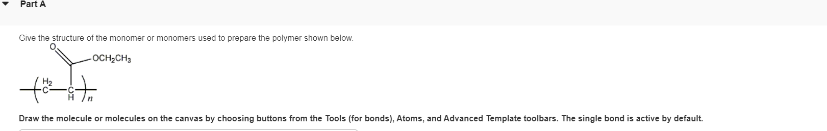 Solved Give the structure of the monomer or monomers used to | Chegg.com