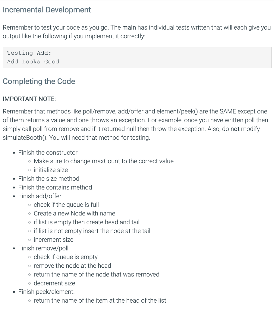 Solved L13 Linkedqueuejava Myqueuejava Linkedqueue Is The 